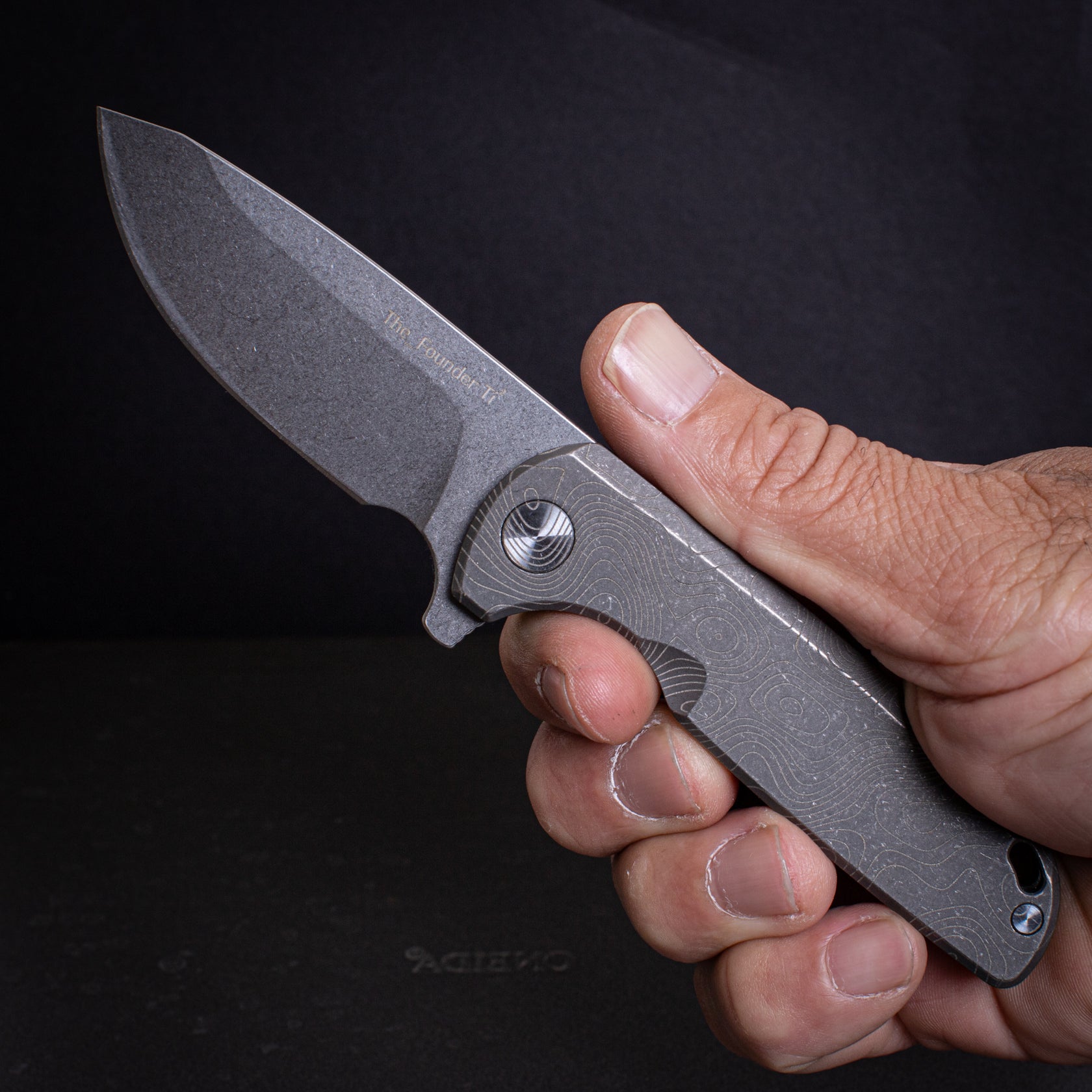 The_Founder Ti² – Grit Knives